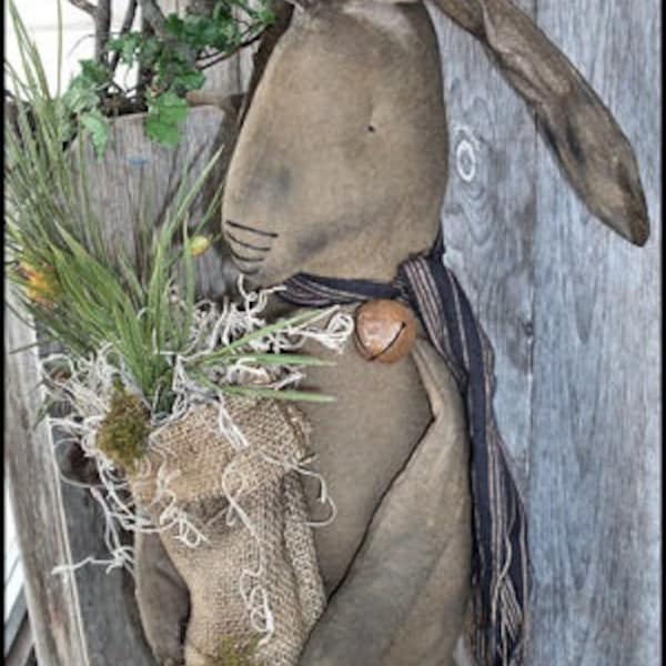 Primitive Rabbit Pattern - Etsy