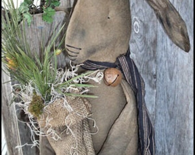Primitive Standing Bunny Ottis PATTERN - Etsy