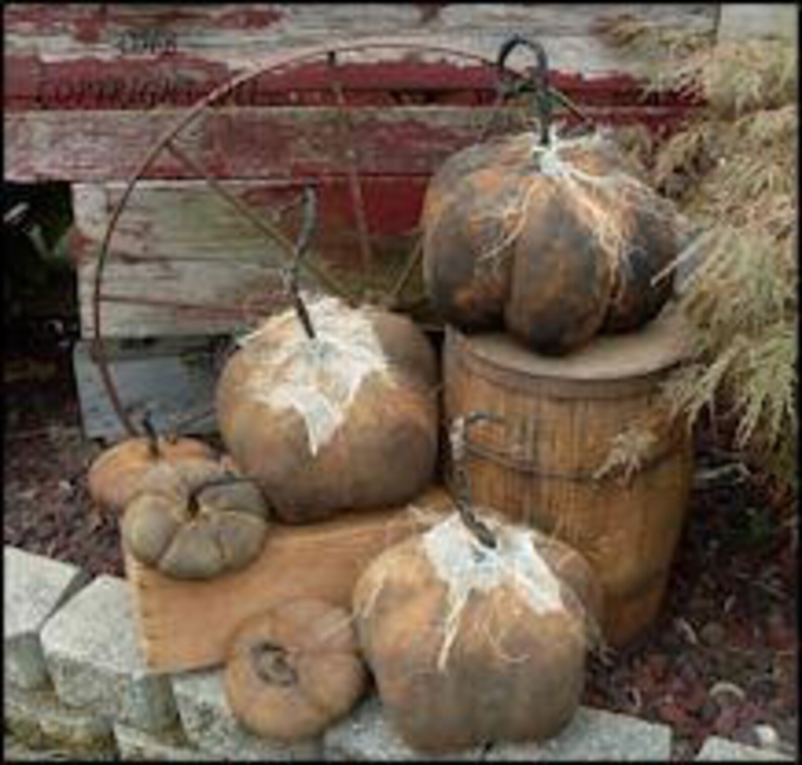 Primitive Rusty Primitive Pumpkins EPATTERN - Etsy