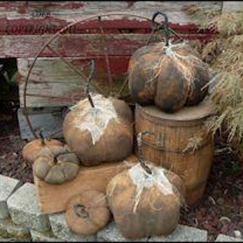 Primitive Rusty Primitive Pumpkins EPATTERN - Etsy