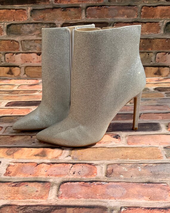 Nine West Glitter High heel bootie with pointed toe - Gem