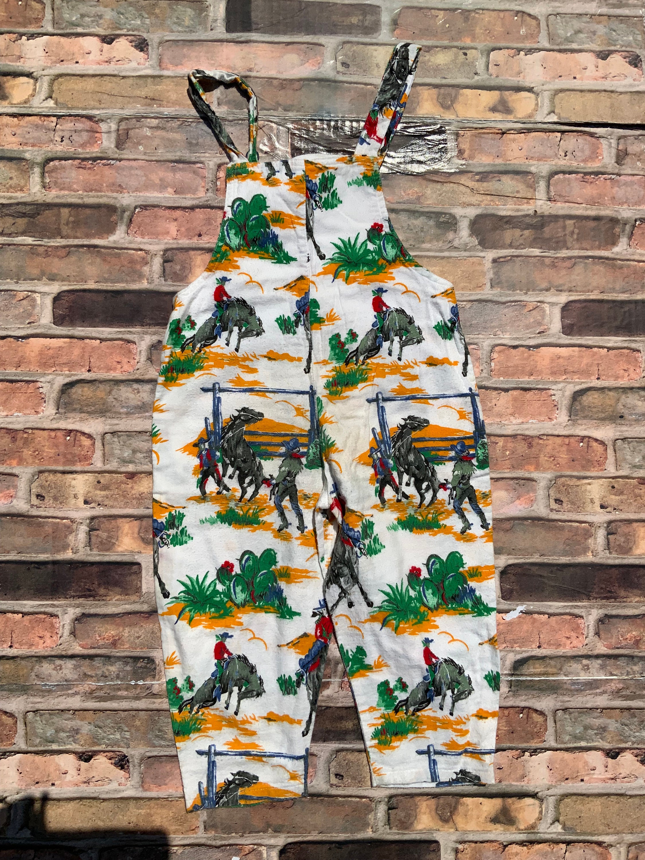 Vintage Children’s Western Themed Overalls - Etsy