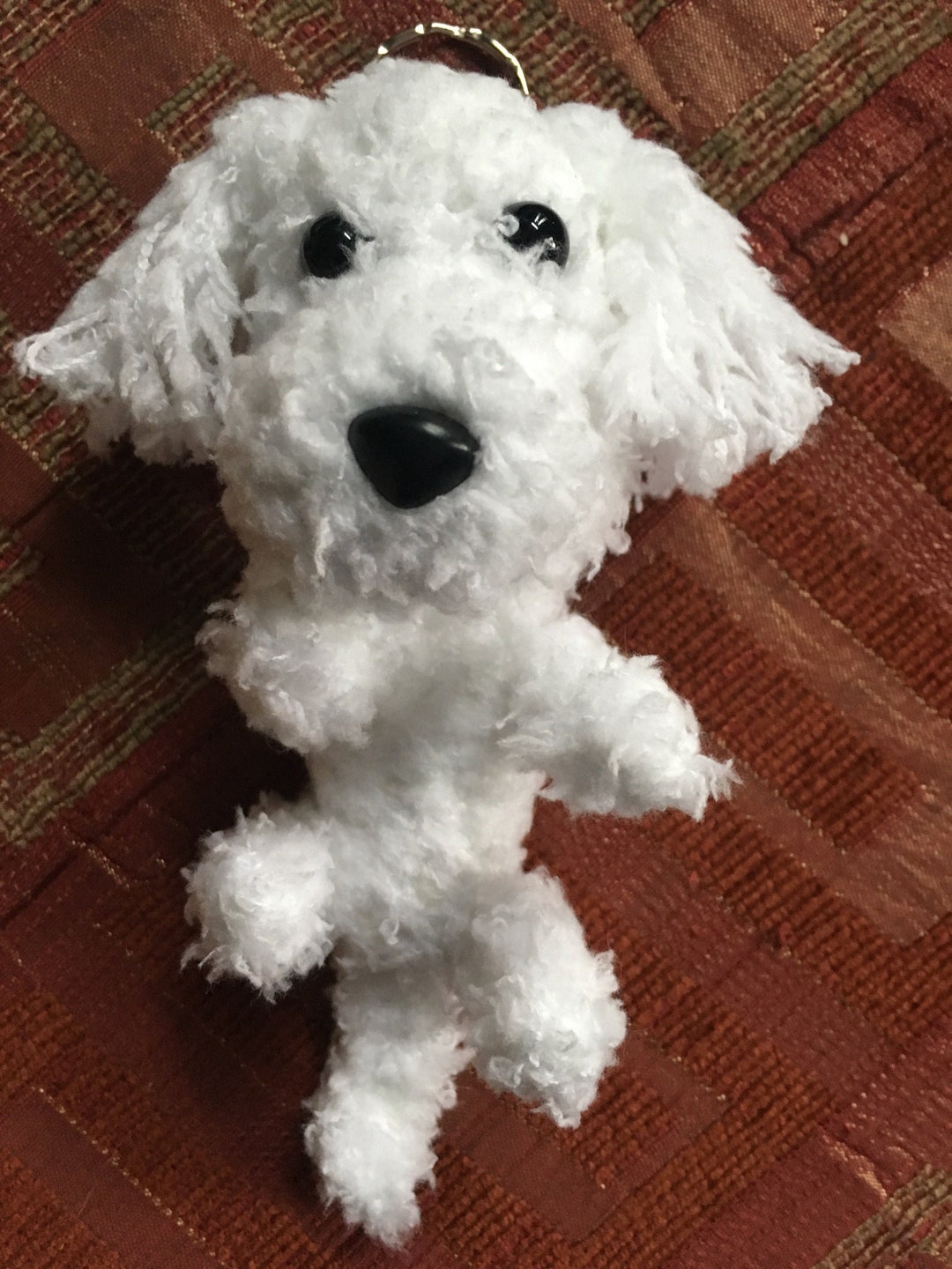 Bichon Frise Keyring Keychain Made to Order - Etsy UK