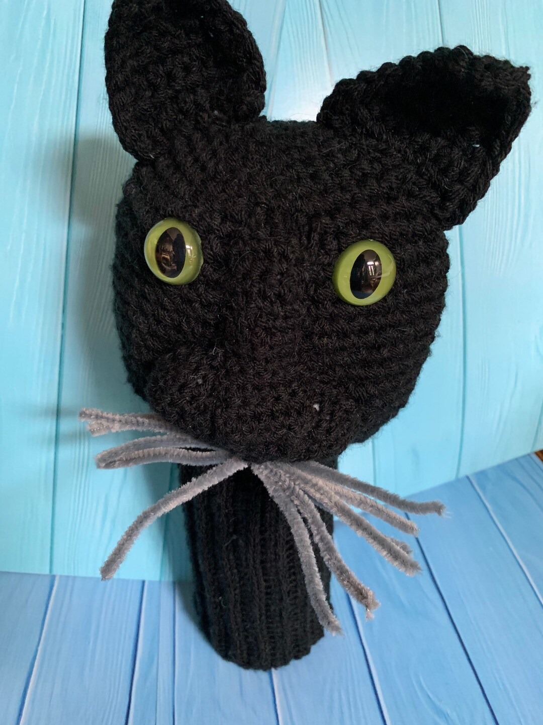 Cat Golf Club Cover Kitten Driver Cover Made to Order Bespoke Woods ...