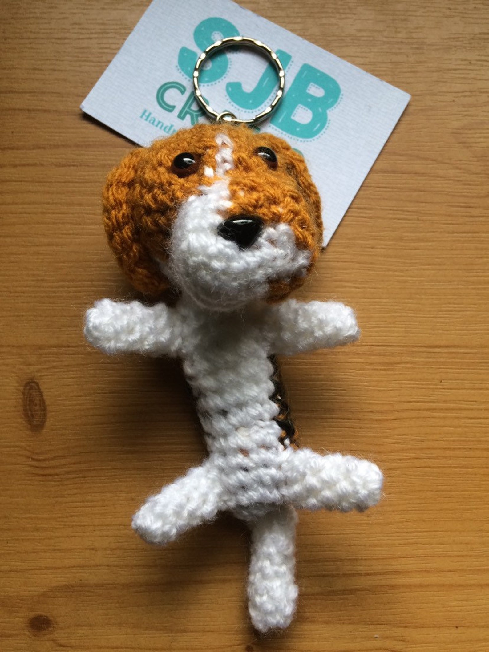 Beagle Keyring Keychain Doggy Bespoke Made to Order - Etsy