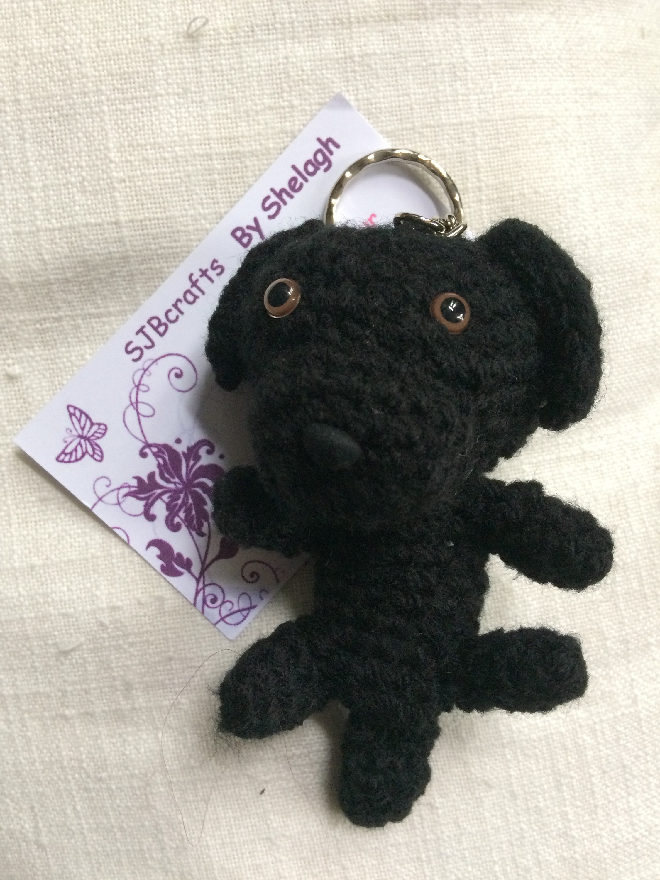 Black Labrador Keyring Keychain Doggy Made to Order - Etsy UK