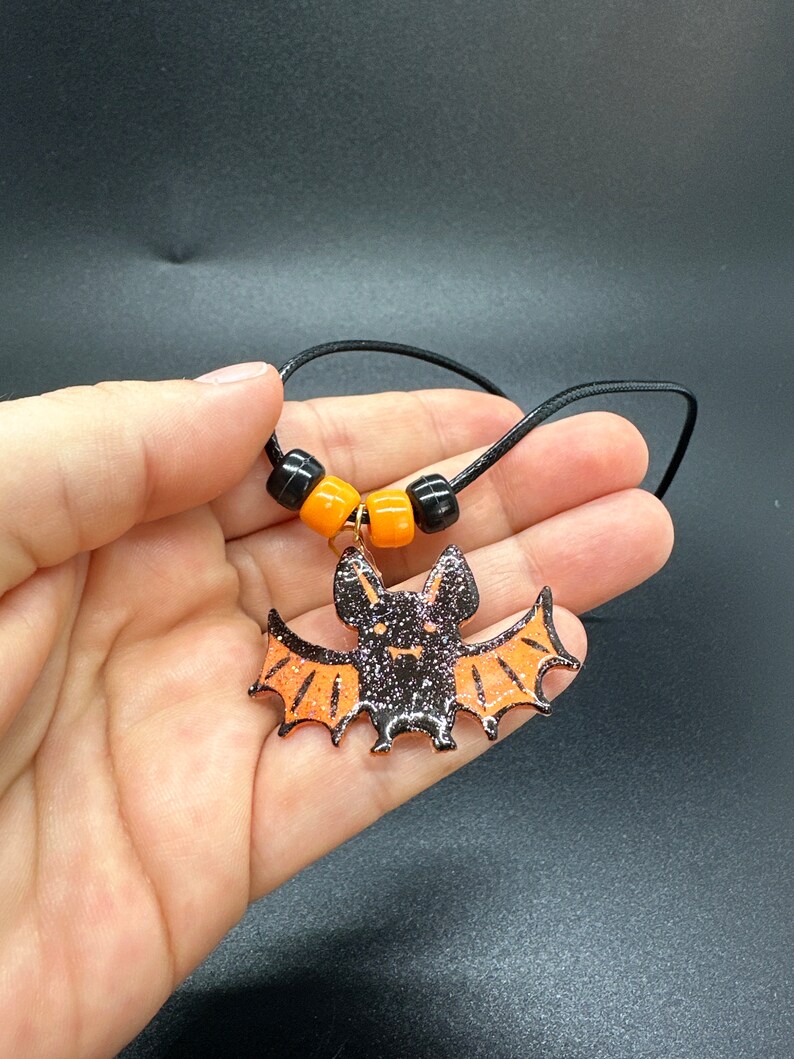 Halloween Jewelry, Fall Jewelry, Bat Necklace, Fall Jewelry, Spooky ...