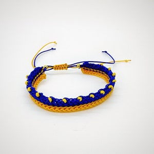 Stand With Ukraine Gift, Ukrainian Jewelry, Support Ukraine Bracelet ...