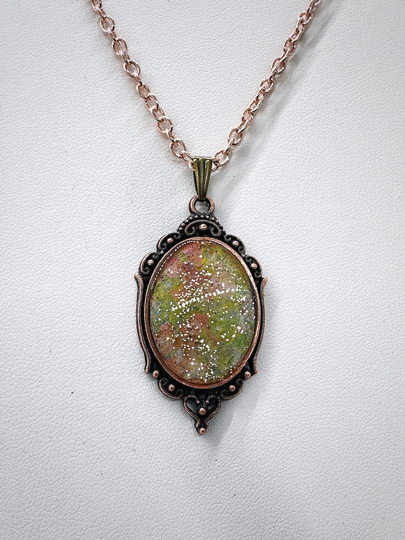 Monet Jewelry, Vintage Retro Style Necklace, Monet Painting Necklace ...