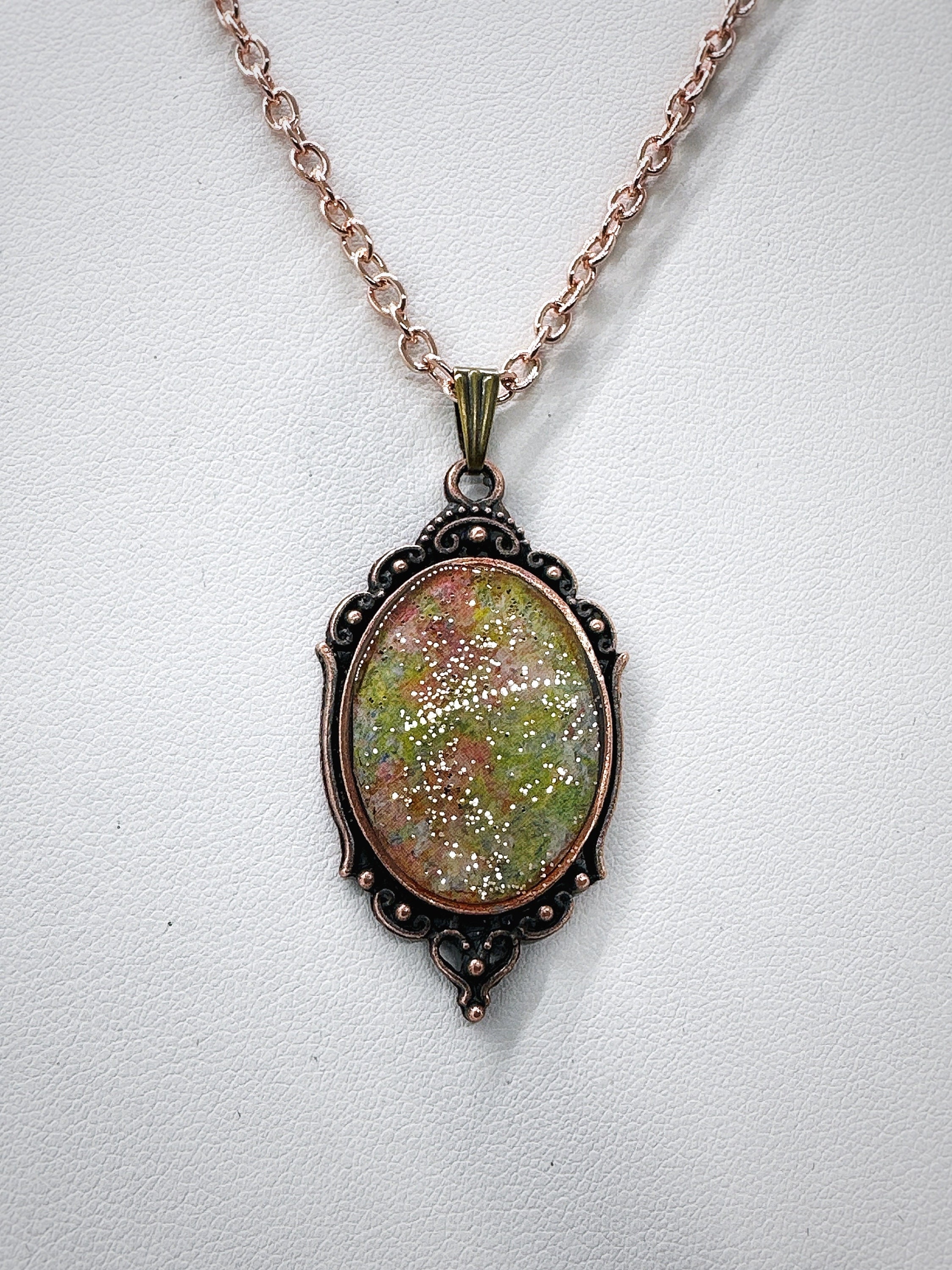 Monet Jewelry, Vintage Retro Style Necklace, Monet Painting Necklace ...