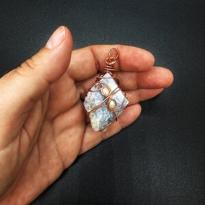 Healing Stones, Blue Calcite Pearls, Pisces Cancer Gemini Birthstone ...