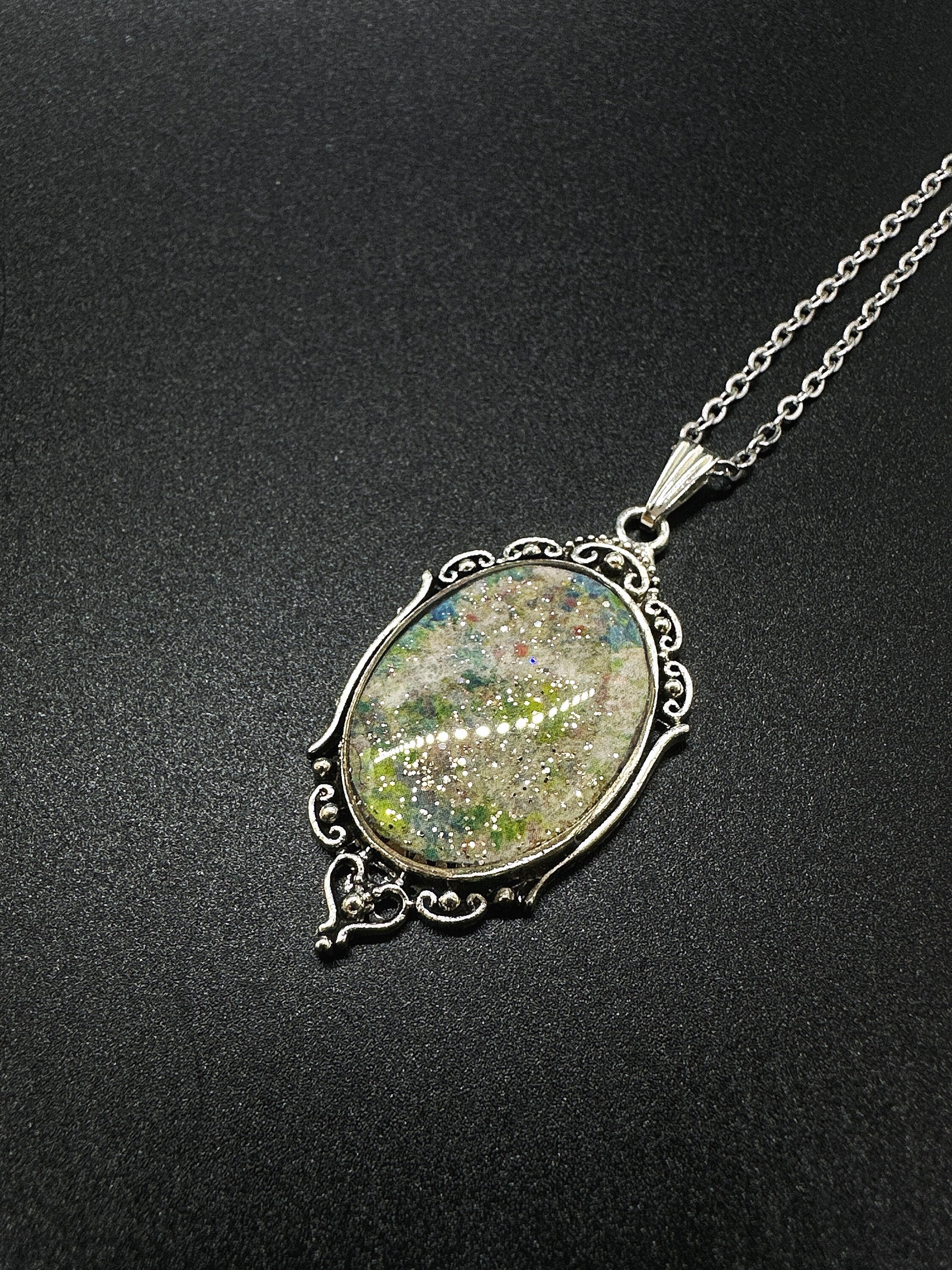 Monet Jewelry, Vintage Retro Style Necklace, Monet Painting Necklace ...