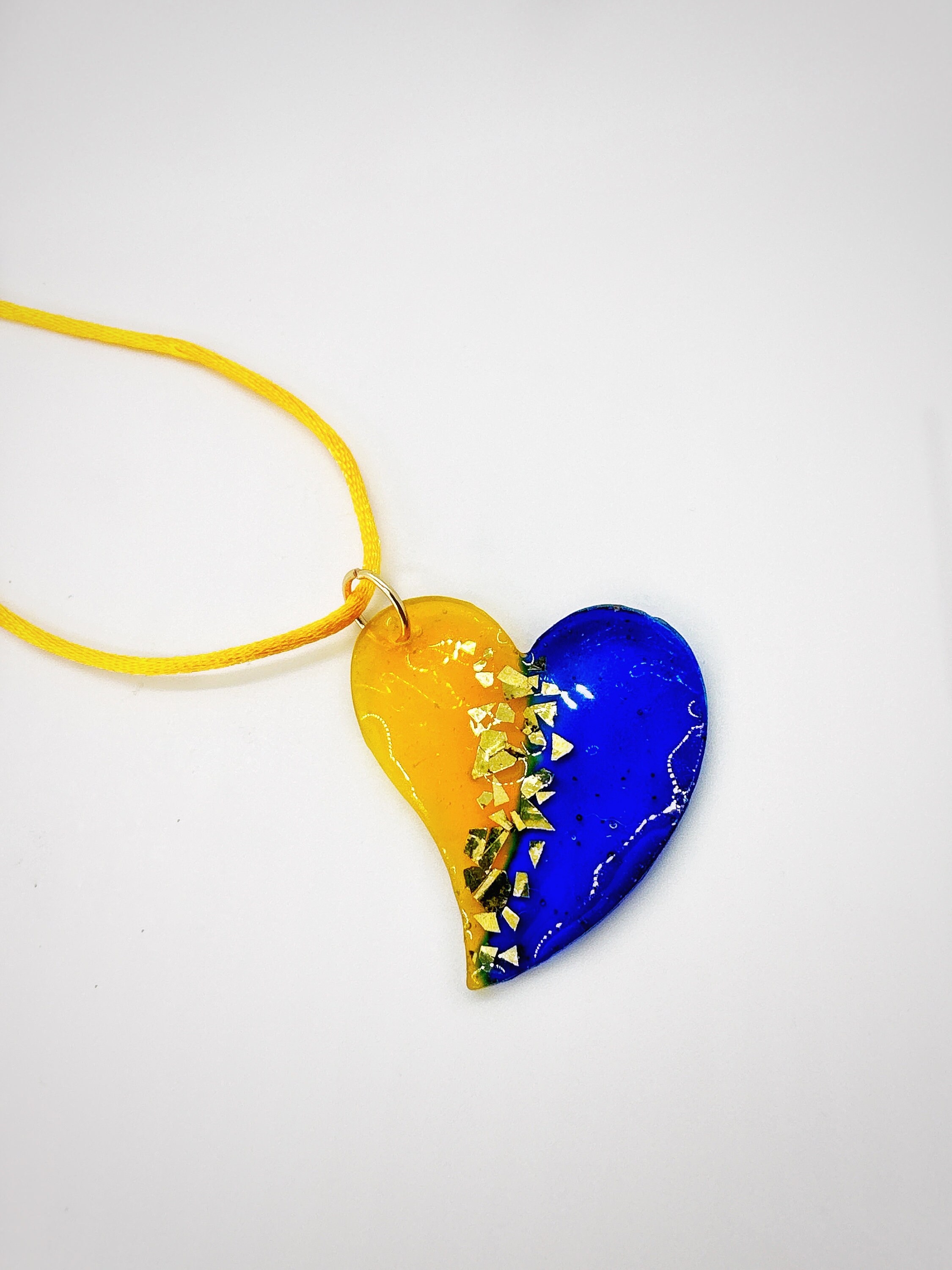 Ukraine Jewelry, Stand With Ukraine Gift, Support Ukraine, Heart ...