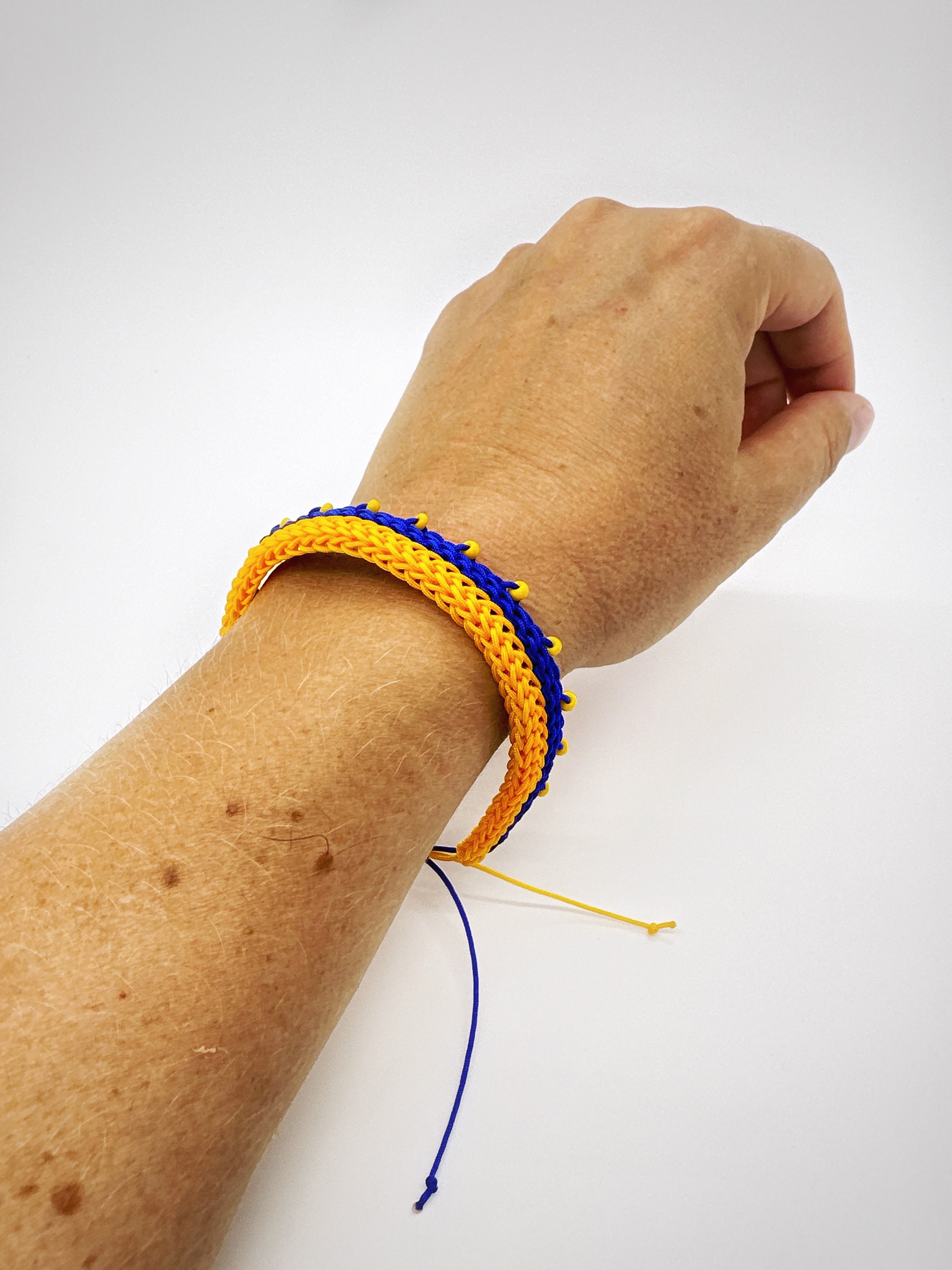 Stand With Ukraine Gift, Ukrainian Jewelry, Support Ukraine Bracelet ...