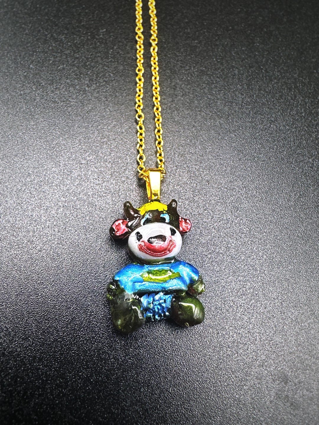 Cow Jewelry, Cute Cow Necklace, Cow Lover Gift, Farm Animals, Cow Gift ...