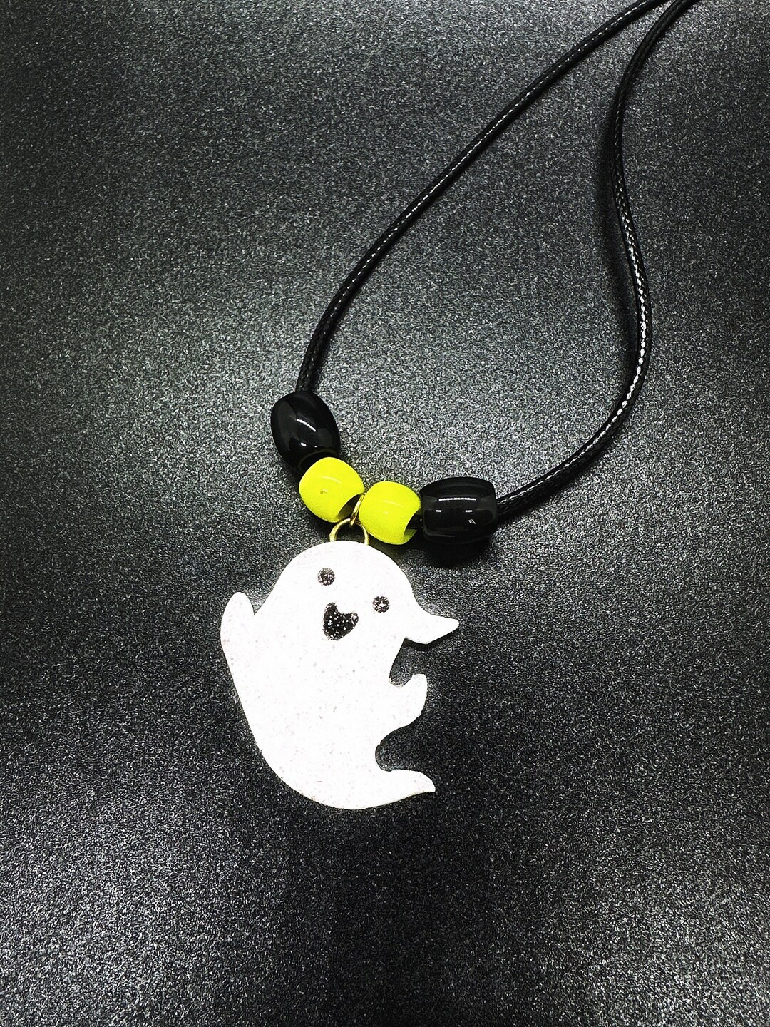Halloween Jewelry, Casper Friendly Ghost Necklace, Fall Jewelry, Spooky ...