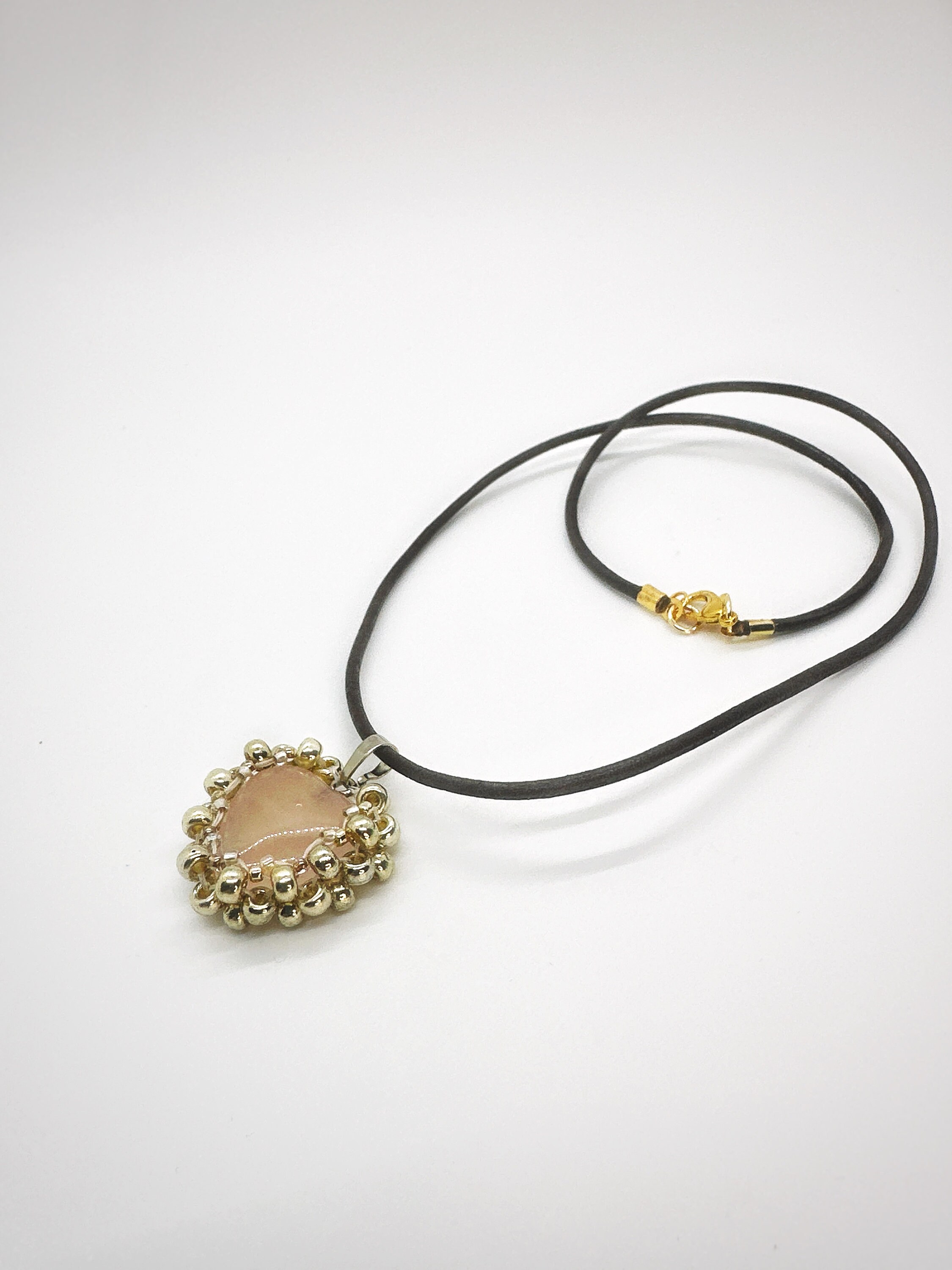 Vintage Style Jewelry, Heart Necklace, Rose Quartz, Valentine Gift ...
