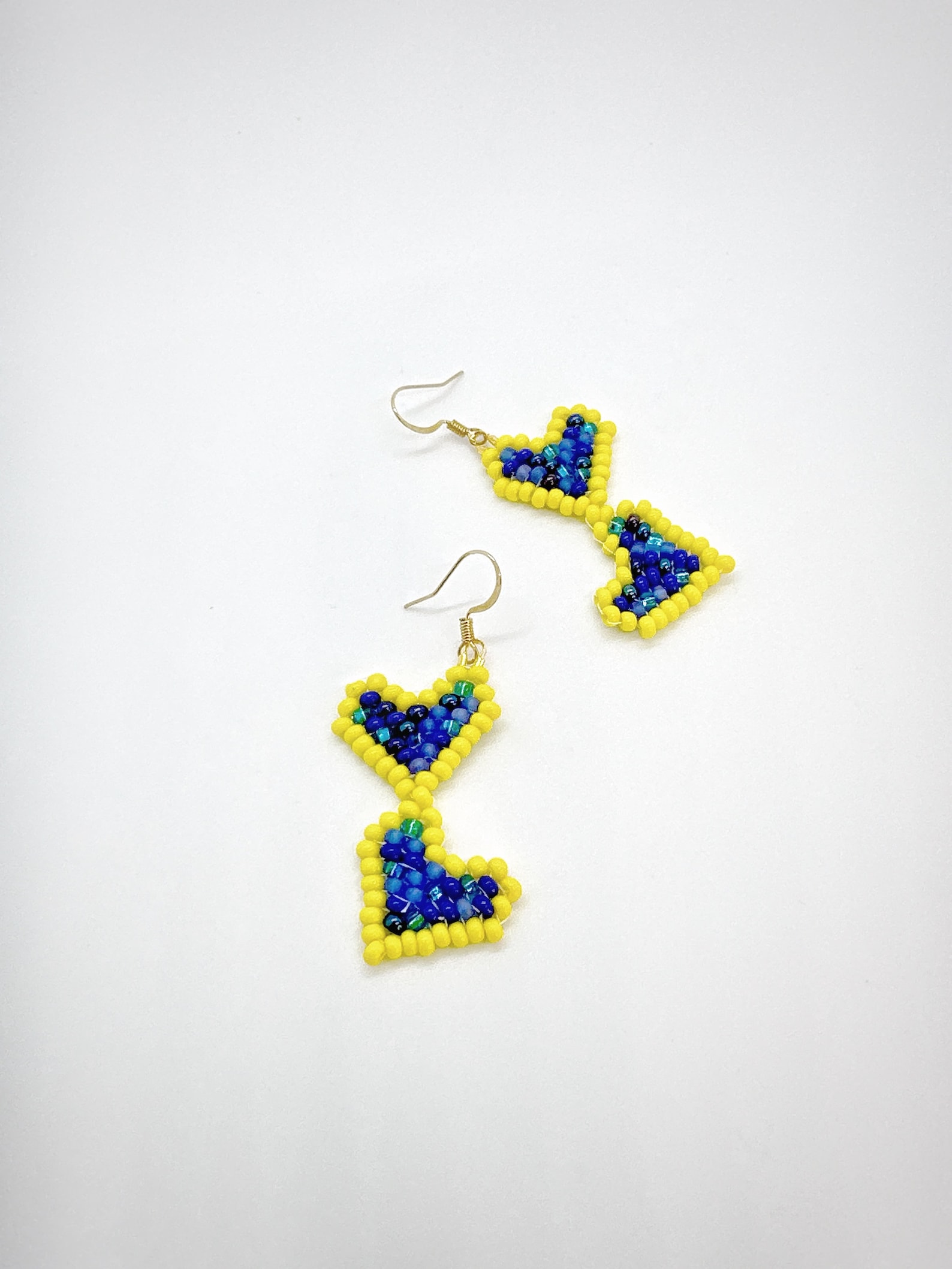 Hearts Earrings, Ukraine Jewelry, Support Ukraine Gift, Stand With ...