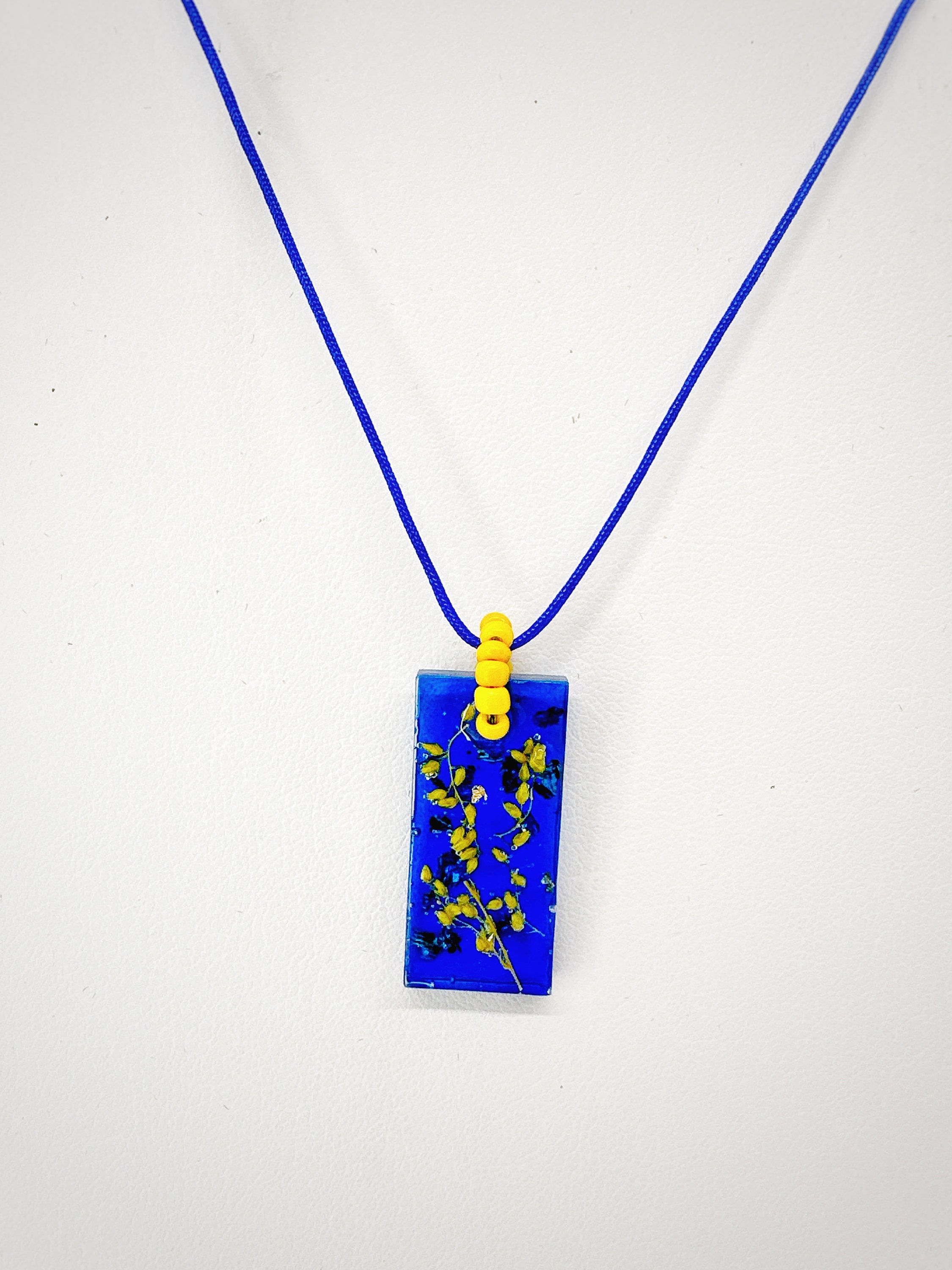 Stand With Ukraine Gift, Support Ukraine, Abstract Necklace, Ukrainian ...