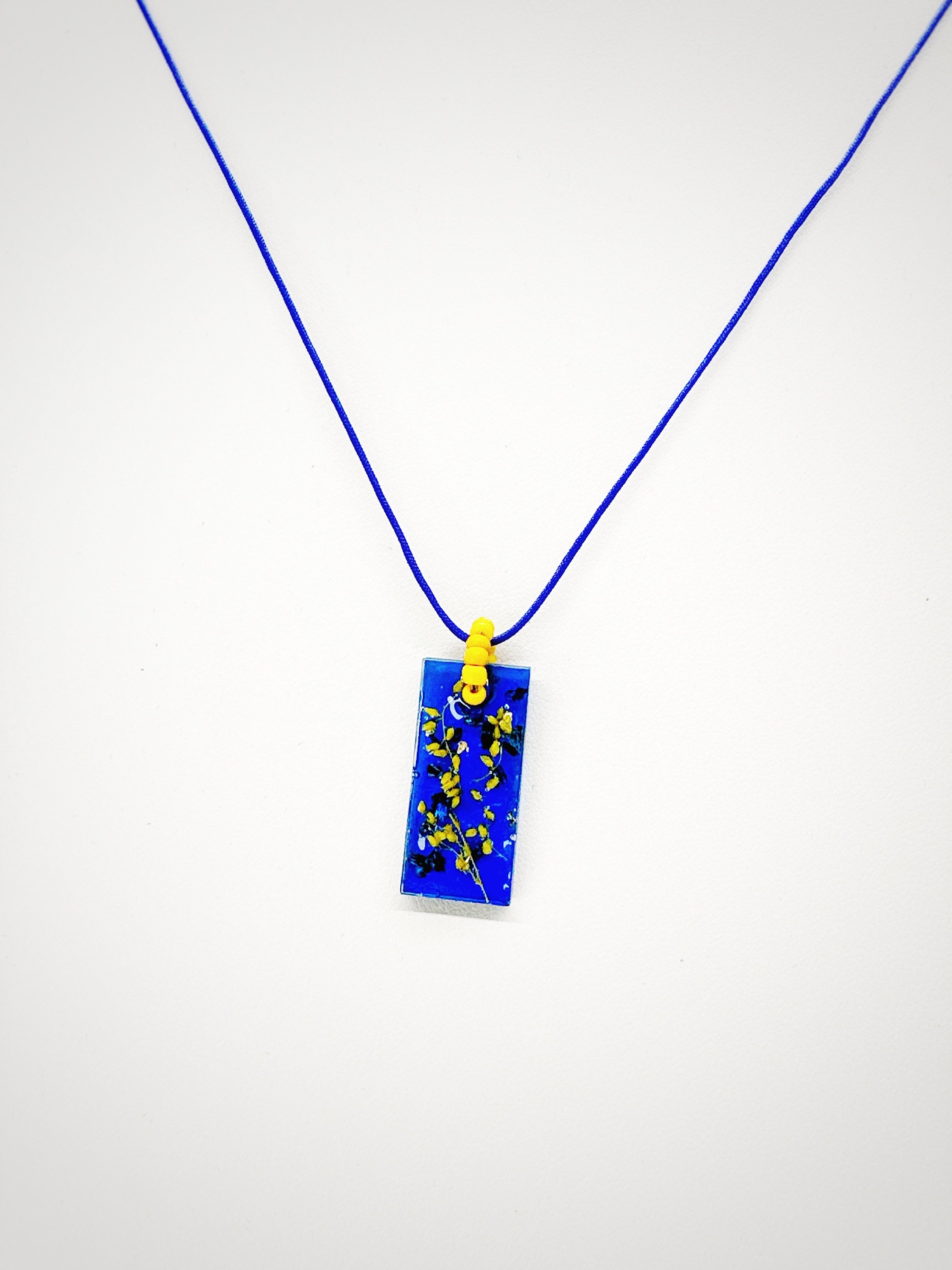 Stand With Ukraine Gift, Support Ukraine, Abstract Necklace, Ukrainian ...