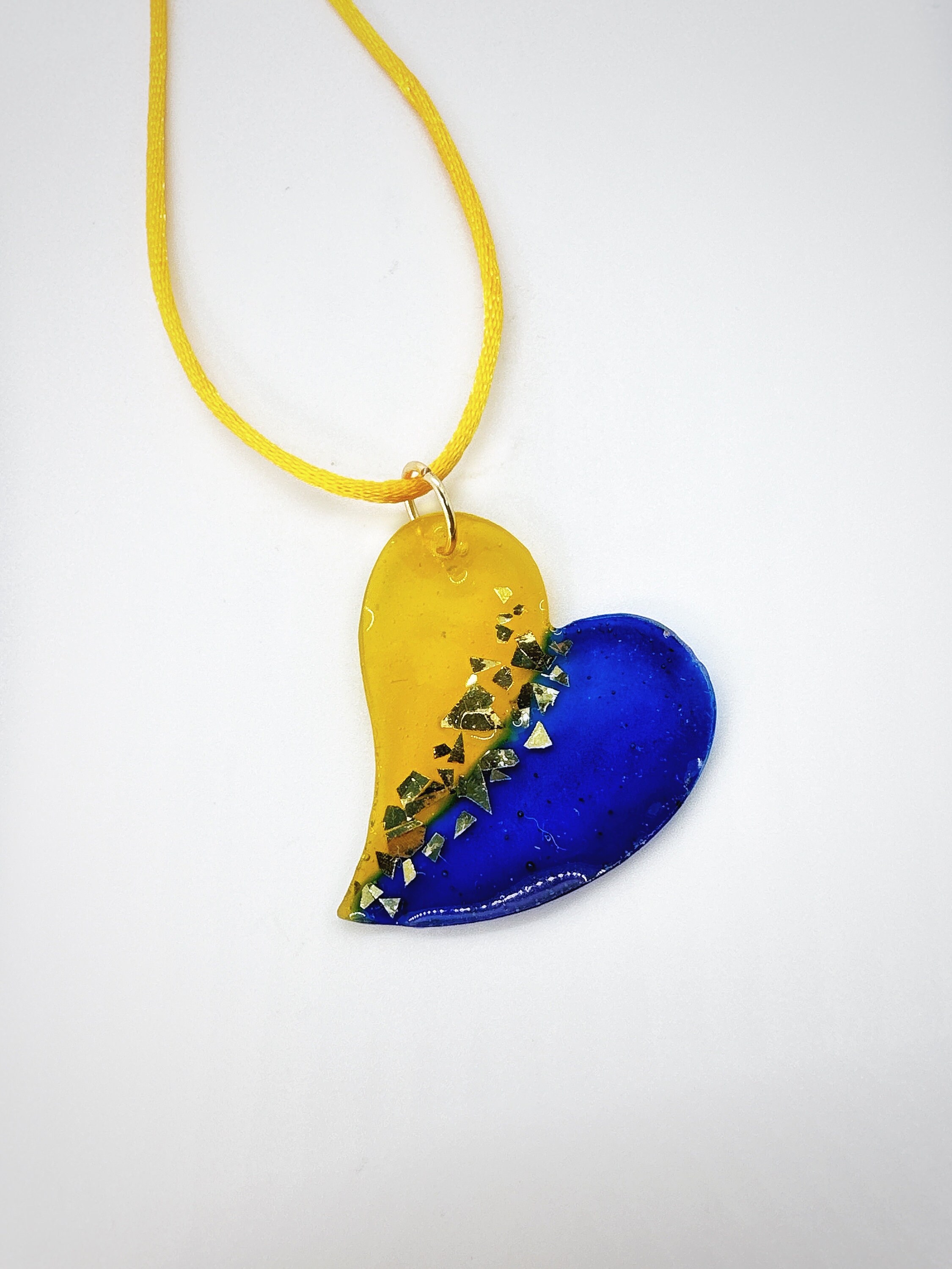 Ukraine Jewelry, Stand With Ukraine Gift, Support Ukraine, Heart ...