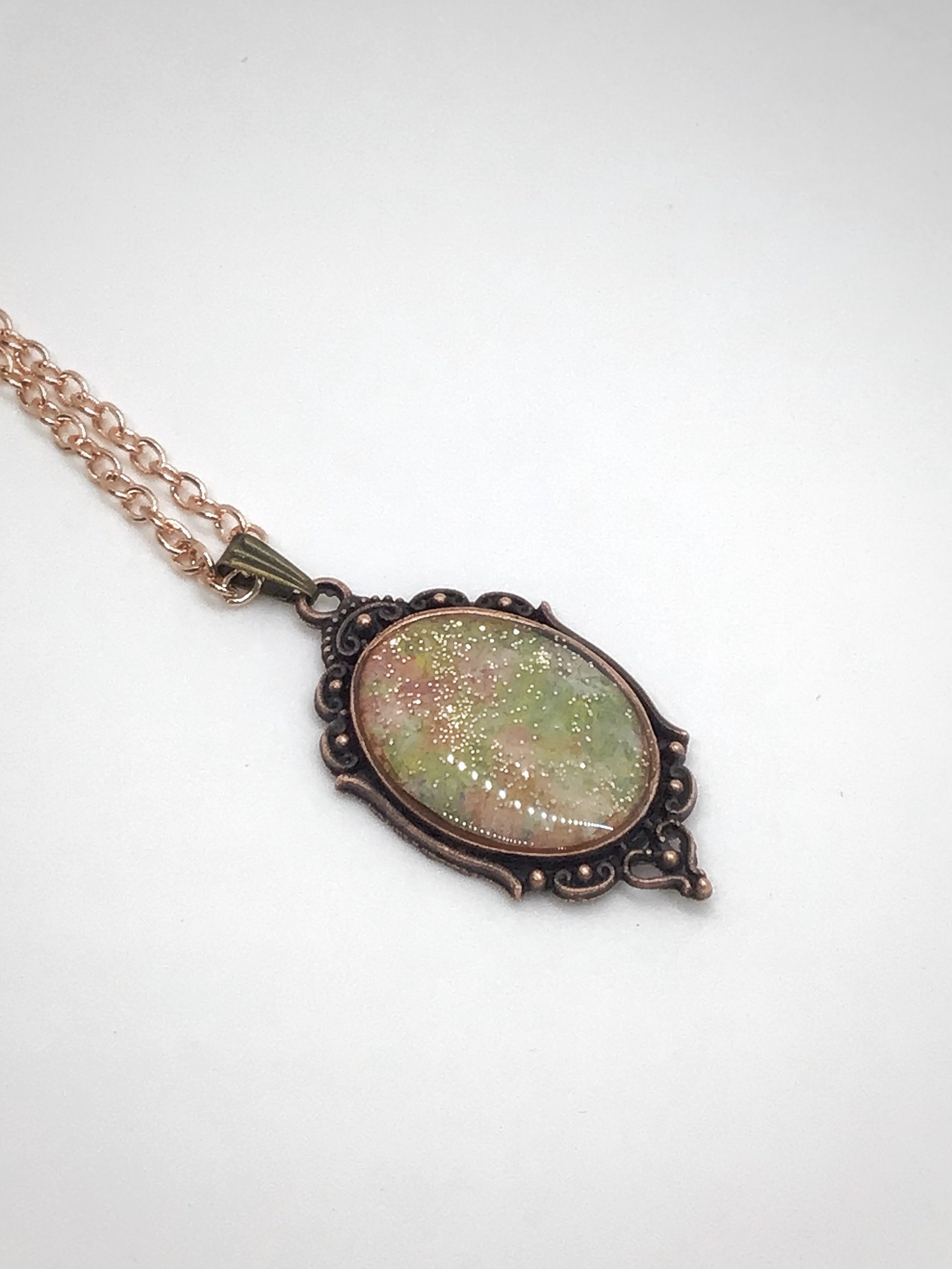 Monet Jewelry, Vintage Retro Style Necklace, Monet Painting Necklace ...