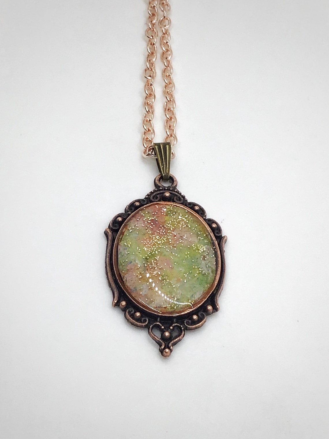 Monet Jewelry, Vintage Retro Style Necklace, Monet Painting Necklace ...