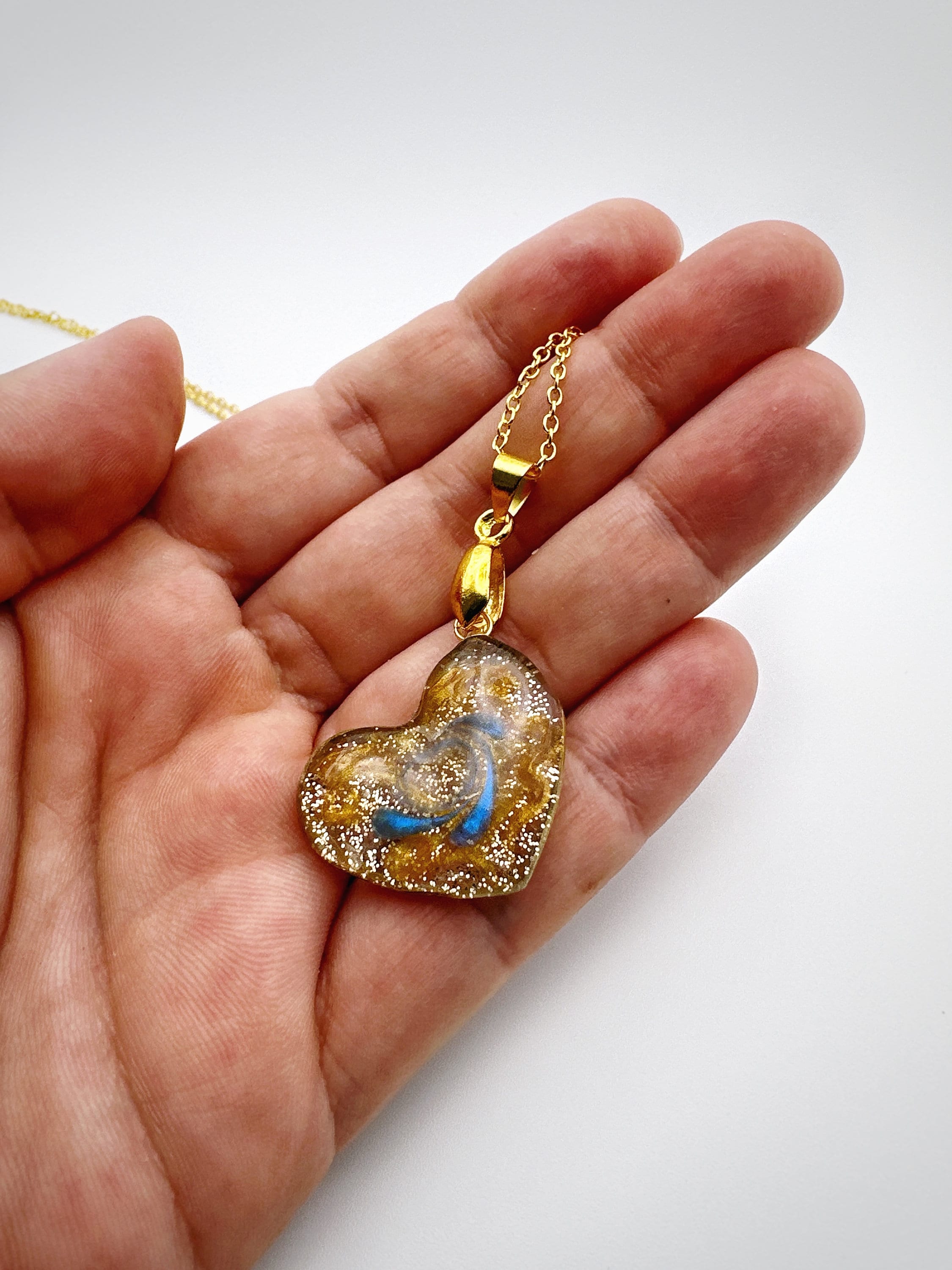 Ukraine Jewelry, Stand With Ukraine Gift, Blue Yellow Heart, Ukrainian ...