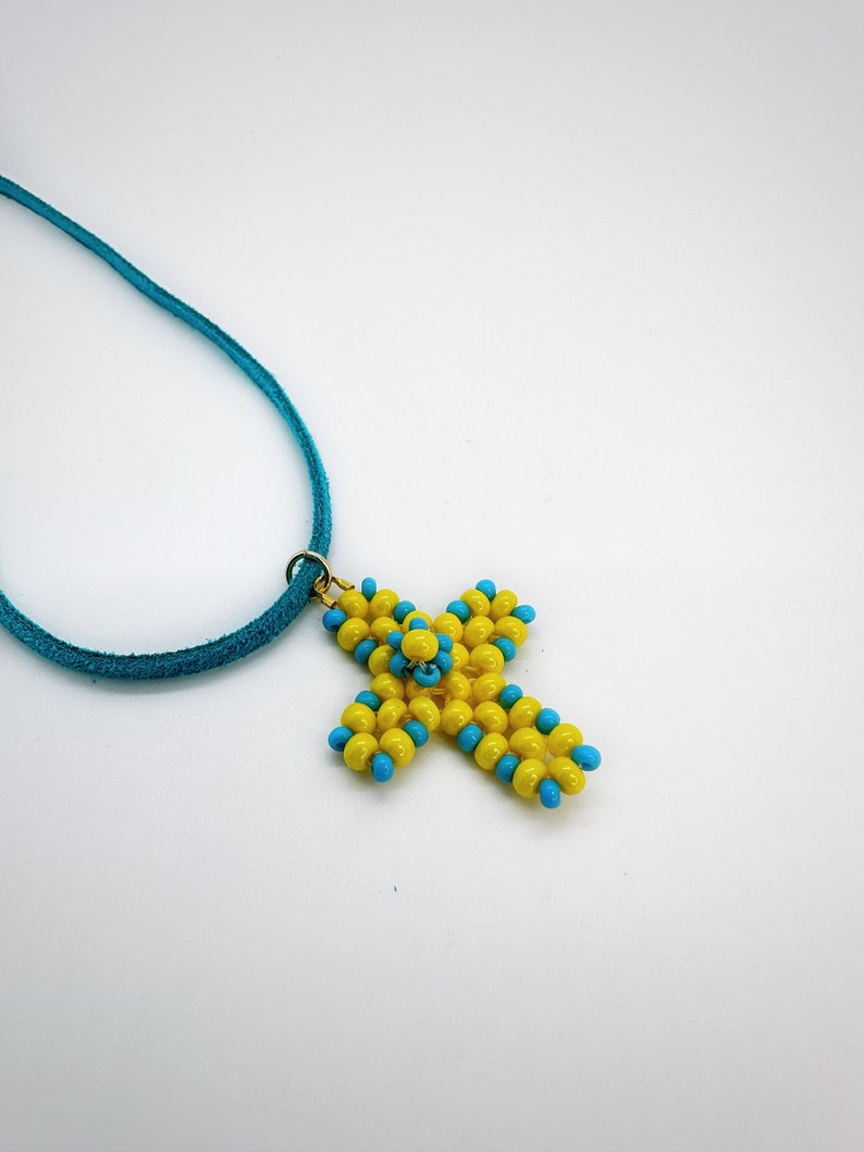 Stand With Ukraine Gift, Support Ukraine, Ukrainian Cross Necklace ...