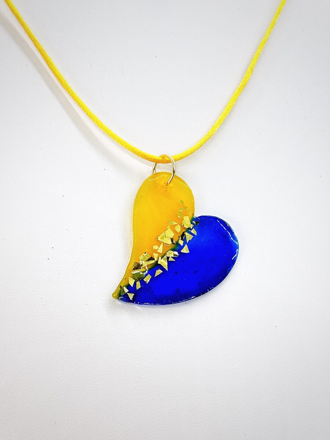 Ukraine Jewelry, Stand With Ukraine Gift, Support Ukraine, Heart ...