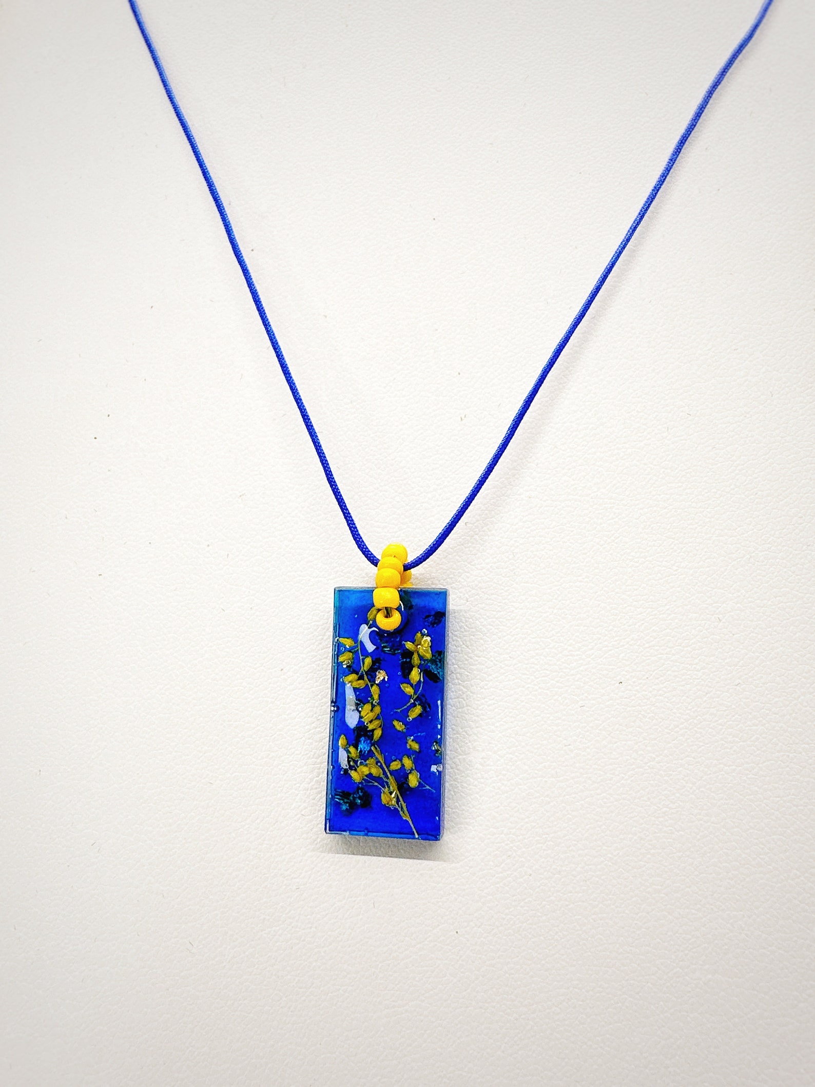 Stand With Ukraine Gift, Support Ukraine, Abstract Necklace, Ukrainian ...