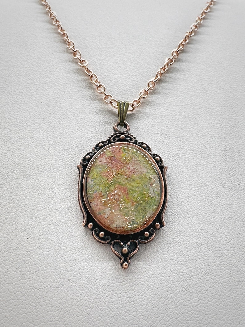 Monet Jewelry, Vintage Retro Style Necklace, Monet Painting Necklace ...