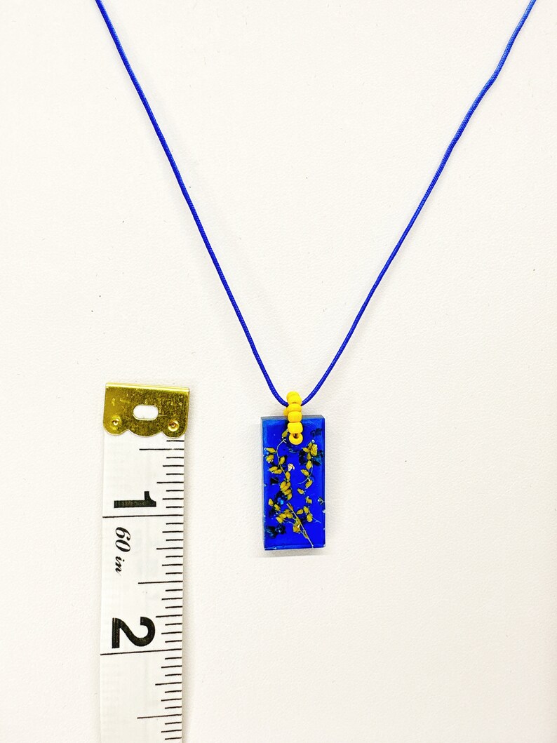 Stand With Ukraine Gift, Support Ukraine, Abstract Necklace, Ukrainian ...