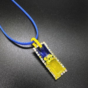 Ukraine Jewelry, Stand With Ukraine Gift, Support Ukraine, Blue Yellow ...