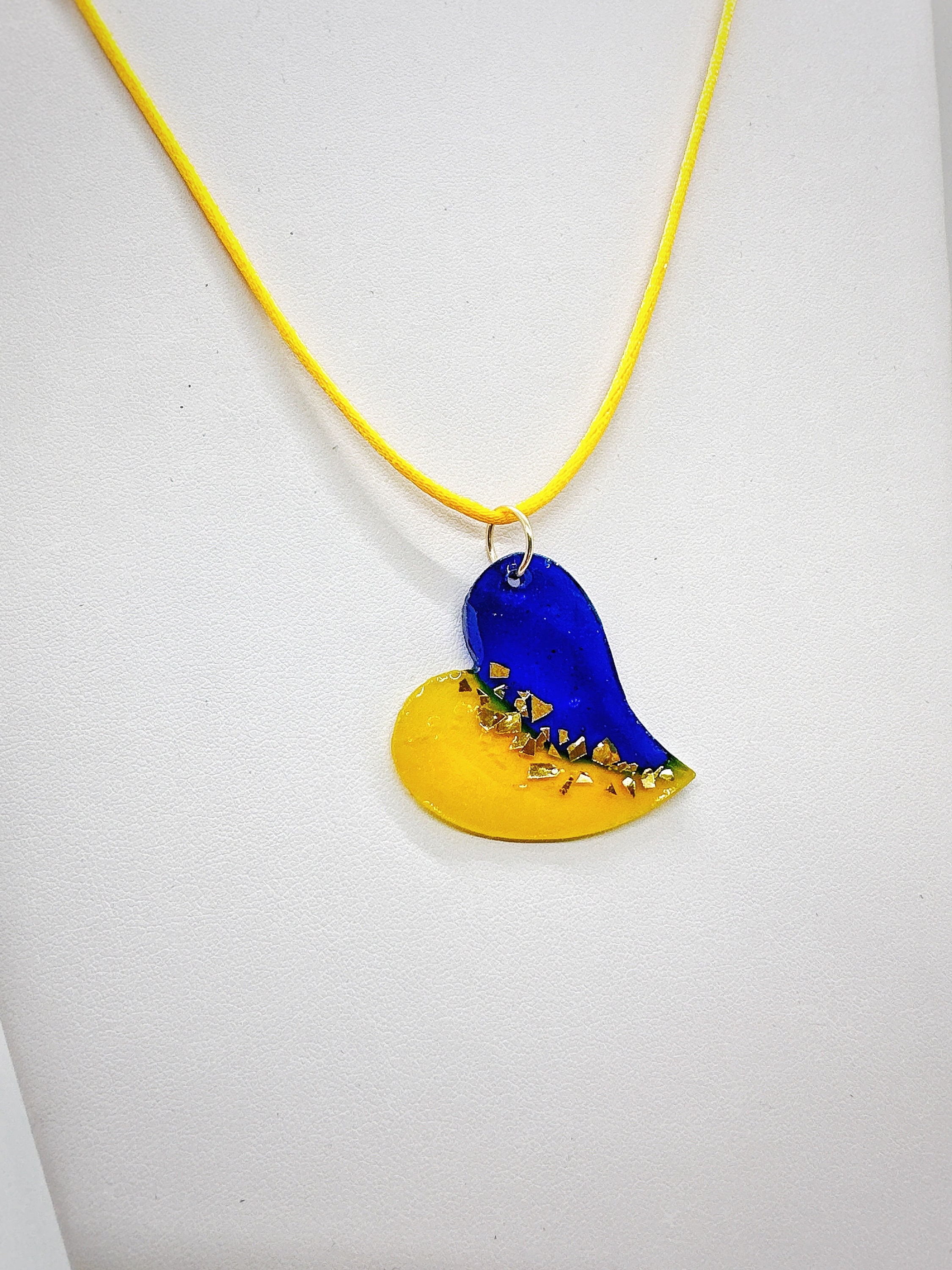 Ukraine Jewelry, Stand With Ukraine Gift, Support Ukraine, Heart ...