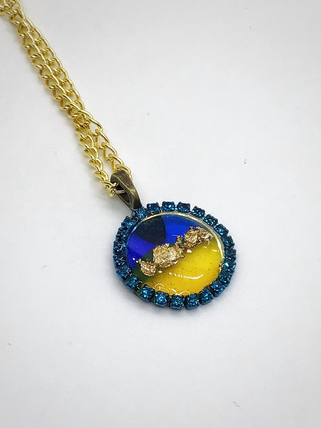 Ukraine Jewelry, Stand With Ukraine Gift, Ukrainian Flag Jewelry, Blue ...