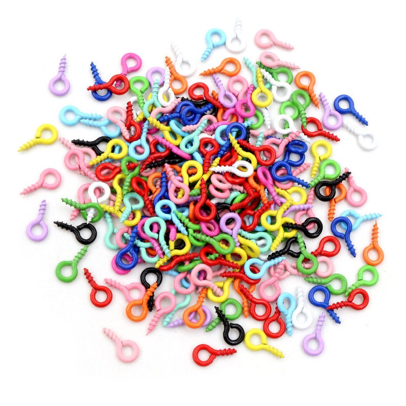 200pcs 8x4/10x5mm Small Tiny Mini Eye Pins Eyepins Hooks - Etsy