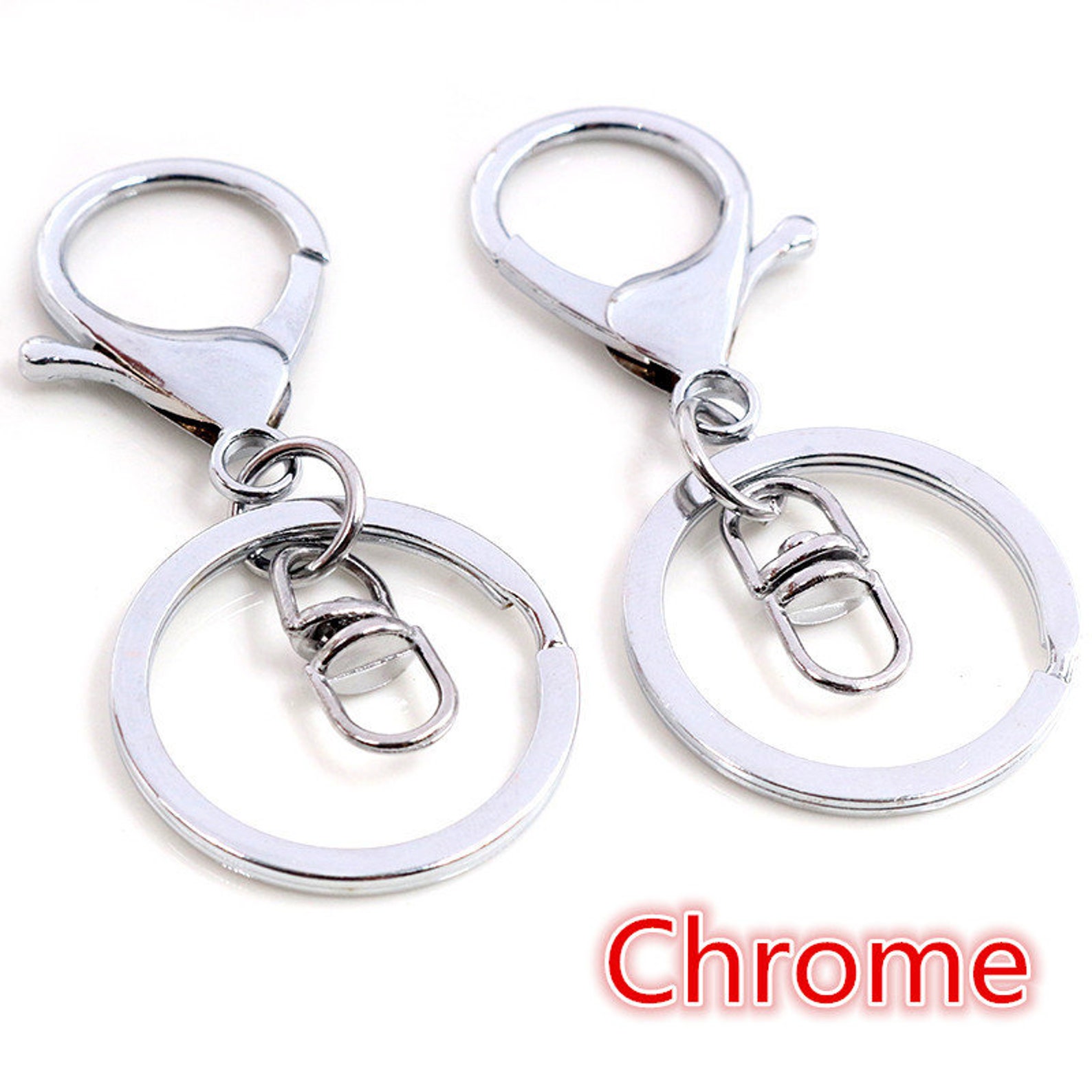 5pcs/lot 30mm Key Ring Long 70mm Popular Classic 8 Colors - Etsy
