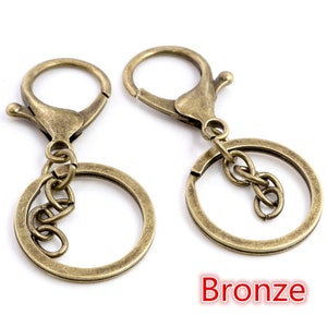 5pcs/lot 30mm Chain Key Ring Long 70mm Popular Classic 8 - Etsy