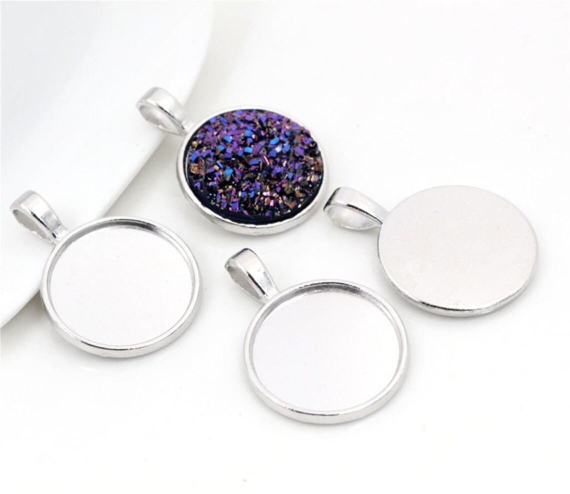 14mm 16mm 18mm 20mm 25mm 40mm Inner Size 5 Classic Colors Plated ...