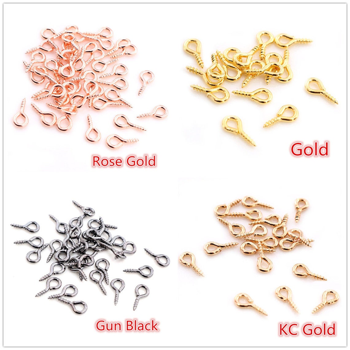 200pcs 8x4/10x5mm Small Tiny Mini Eye Pins Eyepins Hooks - Etsy