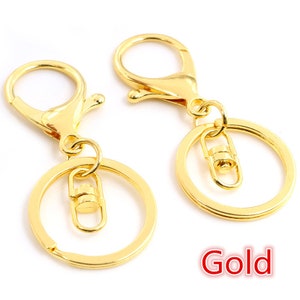 5pcs/lot 30mm Key Ring Long 70mm Popular Classic 8 Colors | Etsy