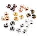 100pcs/lot Silver Gold Round Covers Crimp End Beads Dia 3 4 5 - Etsy