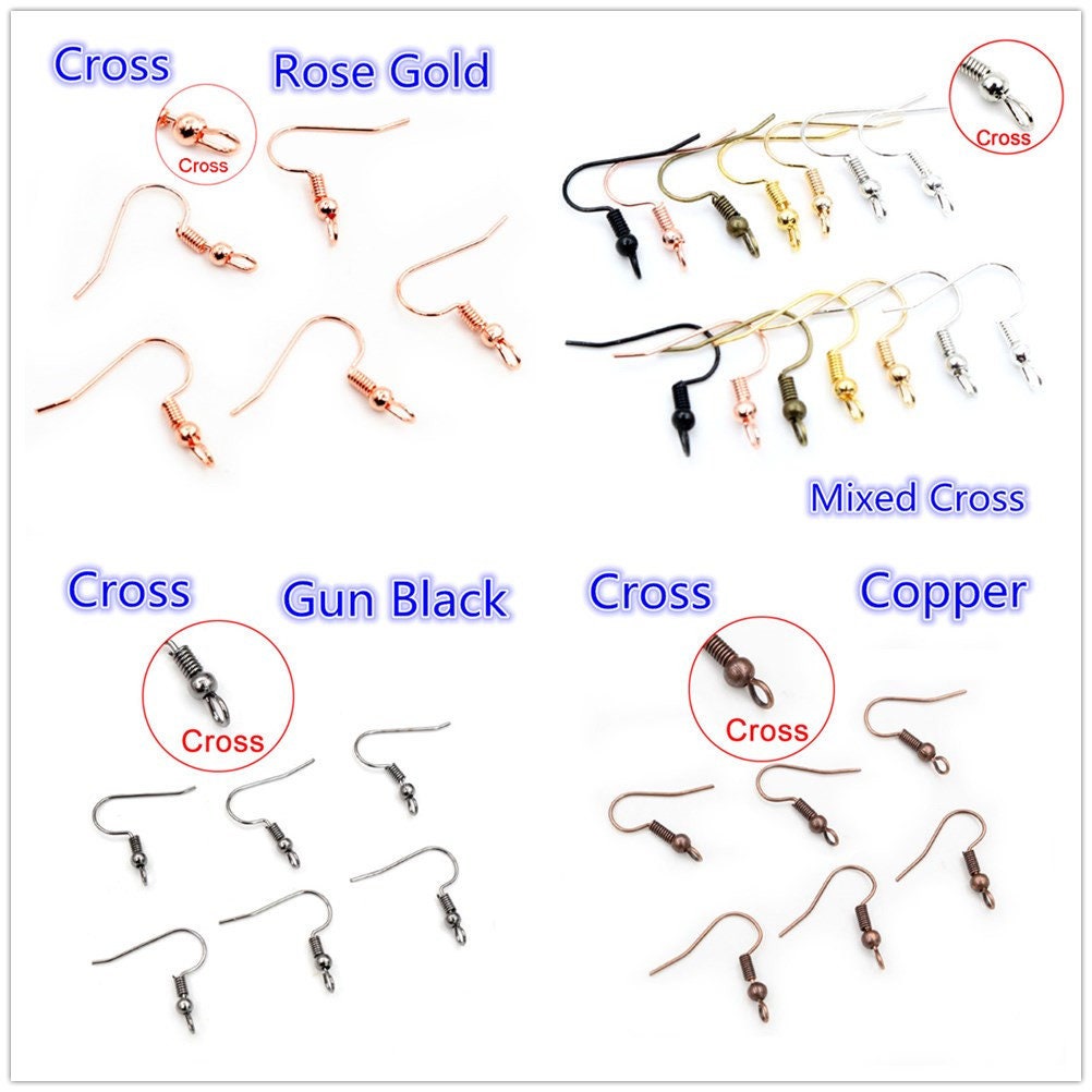 100pcs/lot 20x17mm DIY Earring Findings Earrings Clasps Hooks Fittings ...