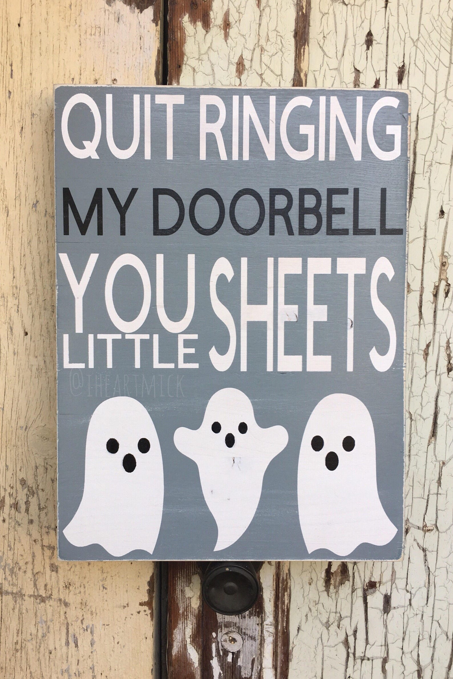 Stop Ringing My Doorbell You Little Sheets 9 X 12 - Etsy