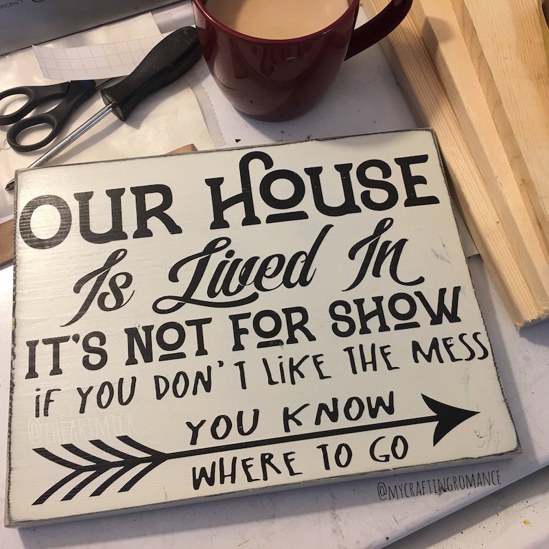 Messy House Sign - Etsy