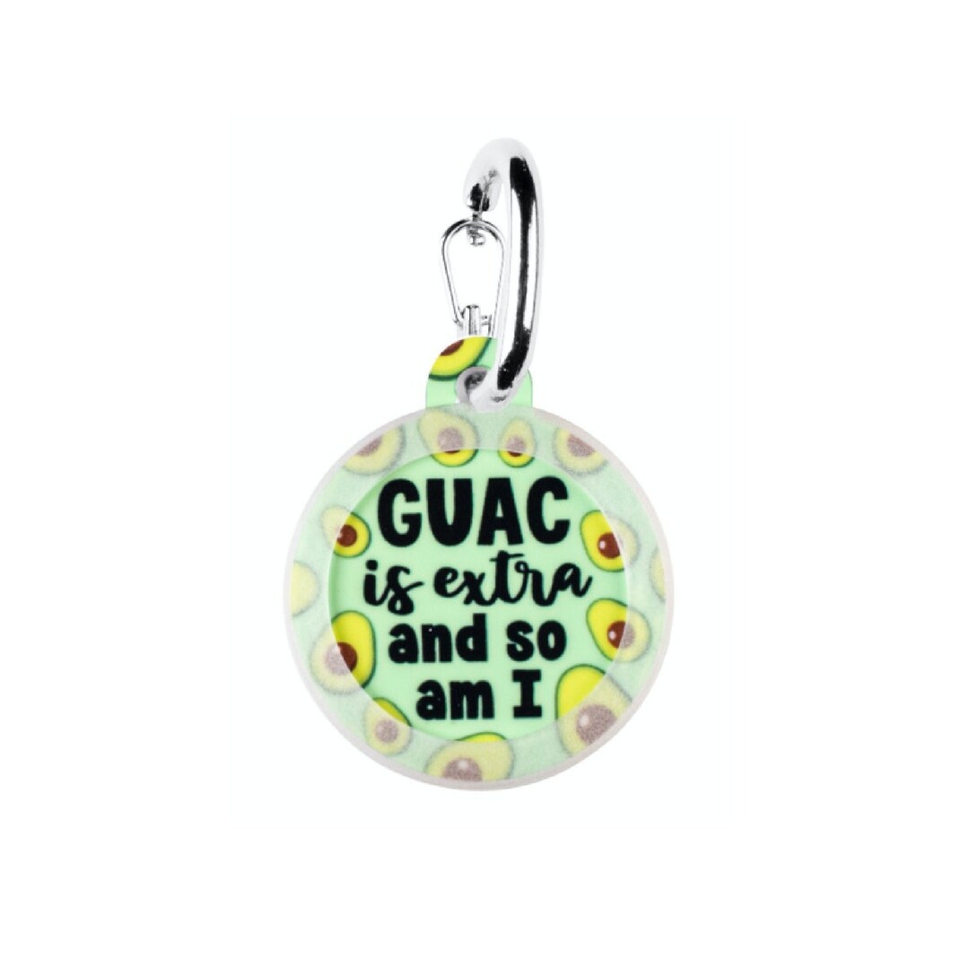 Guacamole Dog Tags for Dogs guac is Extra and so Am I Custom ...