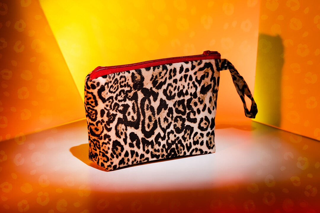 Leopard Print Coin Purse Pouch Wallet 100% Cotton Handmade in the UK - Etsy