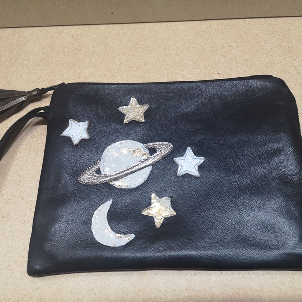 Leather Moon Bag - Etsy UK