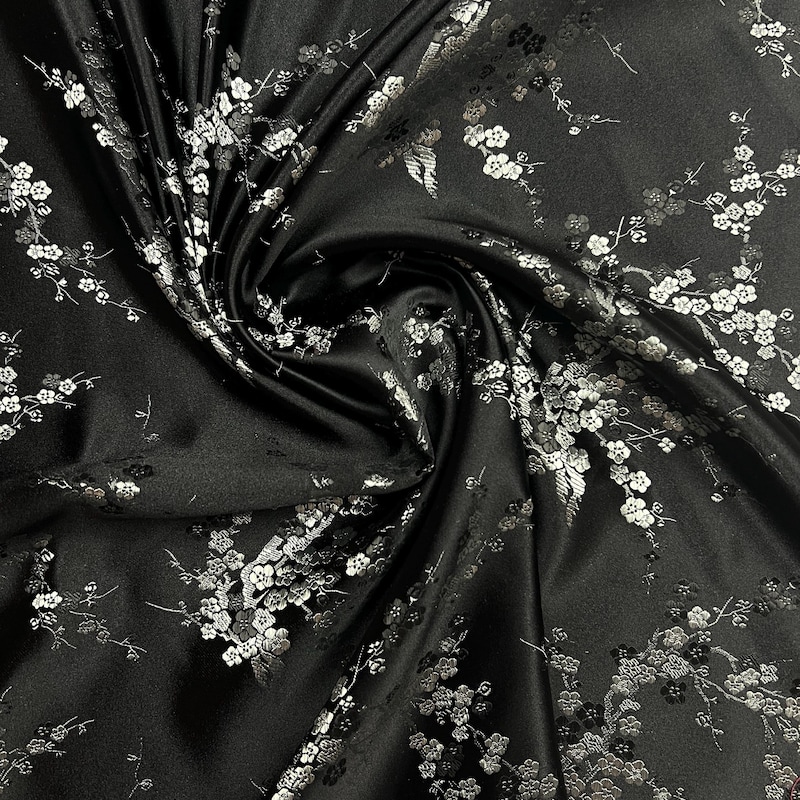 Silk Cherry Fabric - Etsy